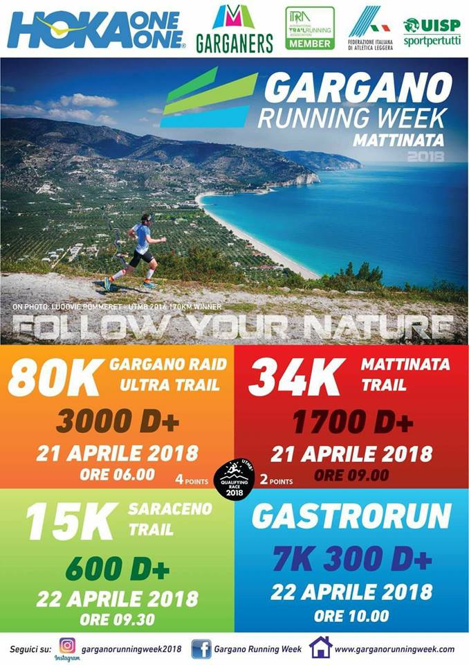 Ancora pochi giorni e sarà GARGANO RUNNING WEEK, 5° EDIZIONE ...
