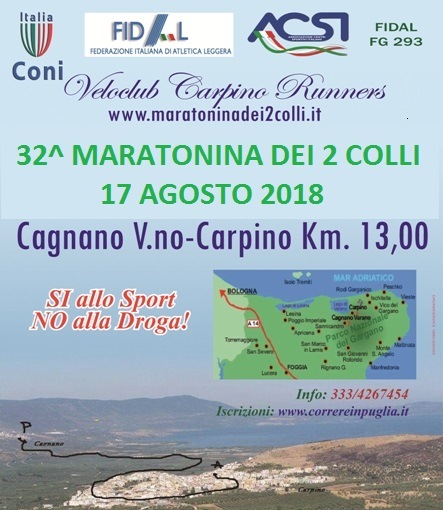 LA MARATONINA DEI 2 COLLI DIVENTA MEMORIAL MICHELE DI PERNA ...